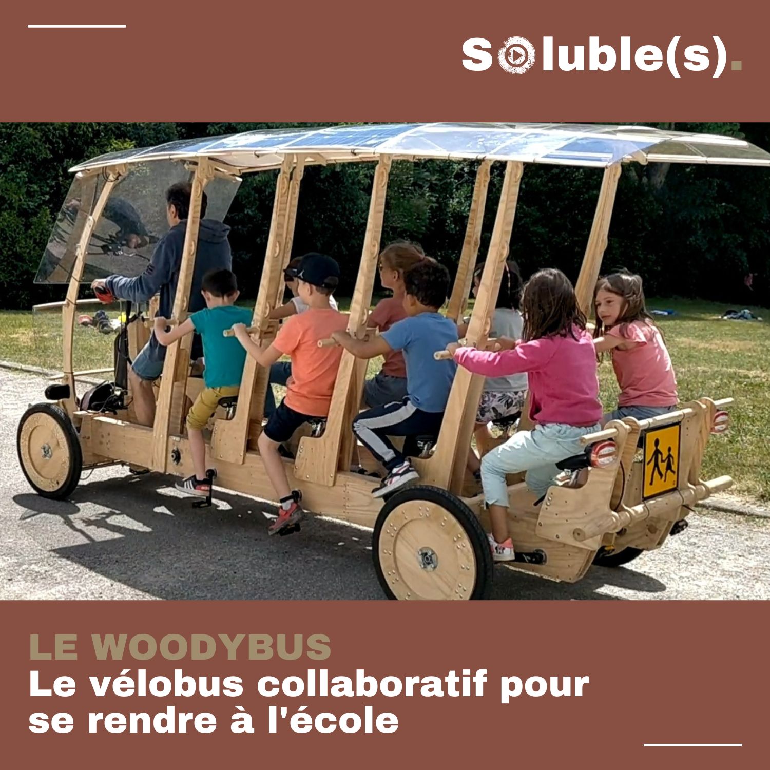 Le vélobus écolo et collaboratif pour se rendre à l’école - Soluble(s)